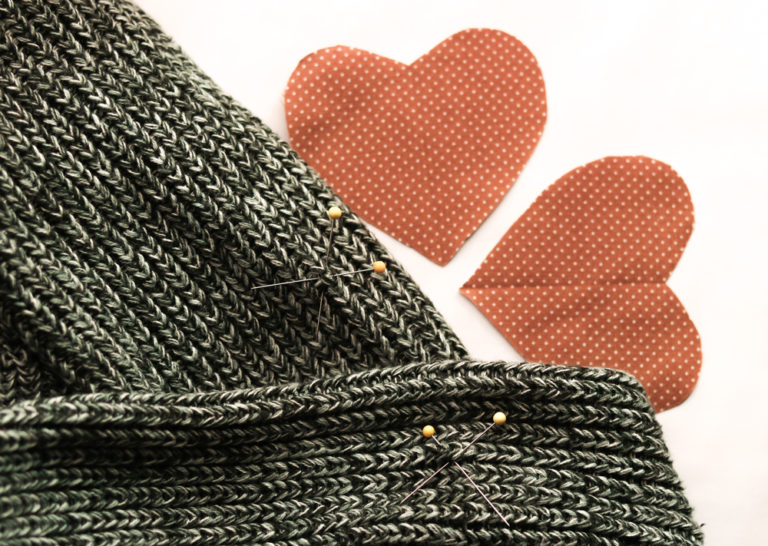 DIY PATCHES- HEART SWEATER PATCHES- FAST AND EASY...(video)