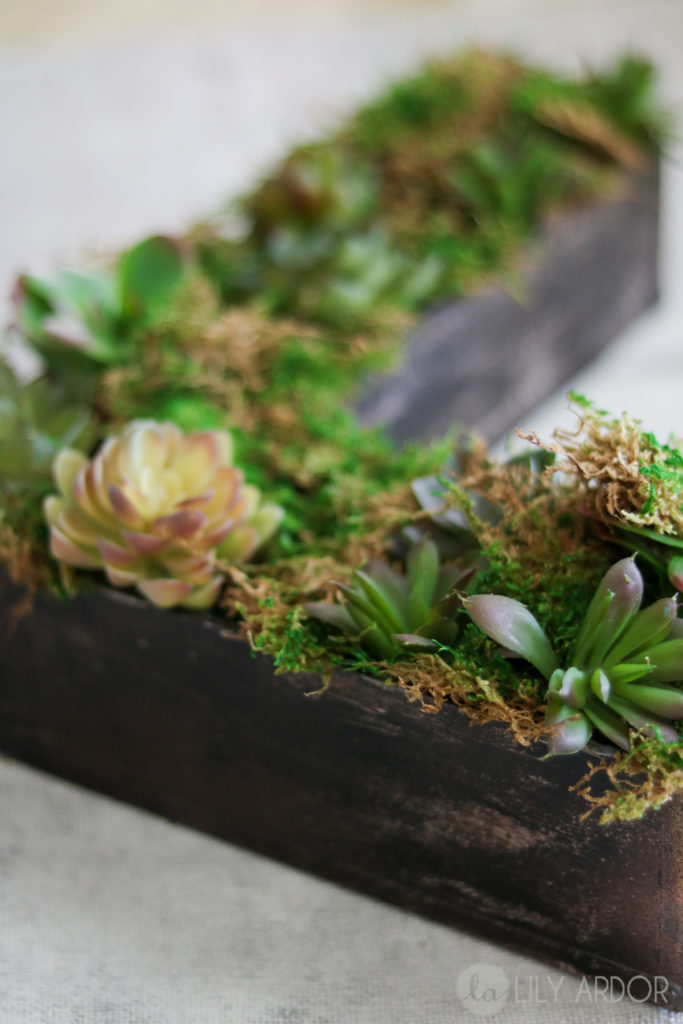 Rustic Home Decor - DIY Succulent Letter - Lily Ardor