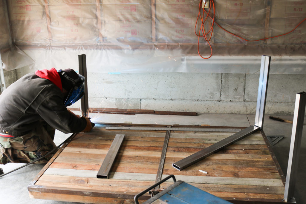 HOW I MADE MY DINING TABLE - UNDER $60- DIY Table - Scandinavian