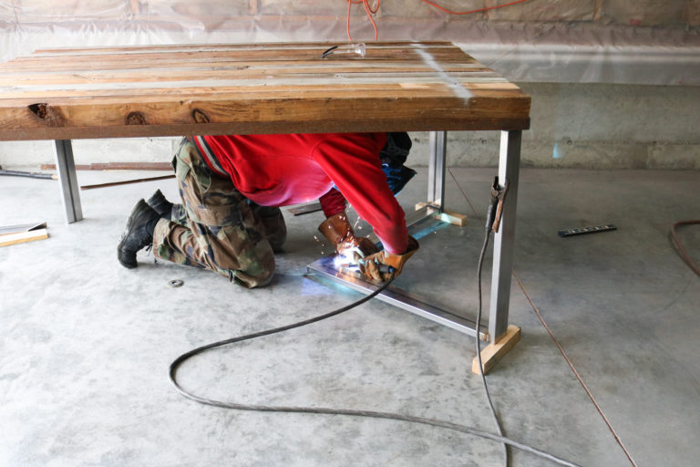 HOW I MADE MY DINING TABLE - UNDER $60- DIY Table - Scandinavian