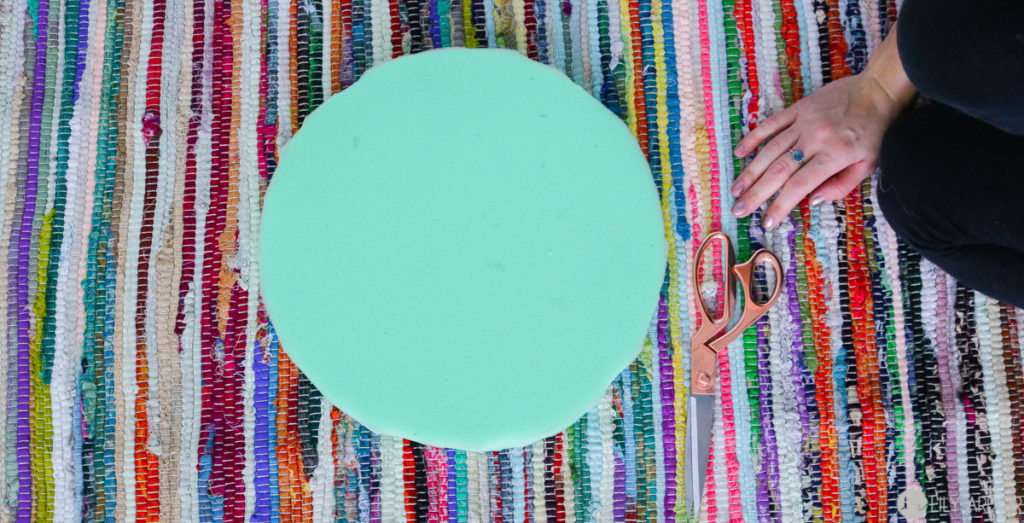 DIY Footstool with Storage Using a BUCKET!! EASY Ottoman Idea