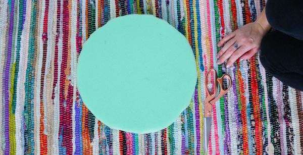 DIY Footstool with Storage Using a BUCKET!! EASY Ottoman Idea