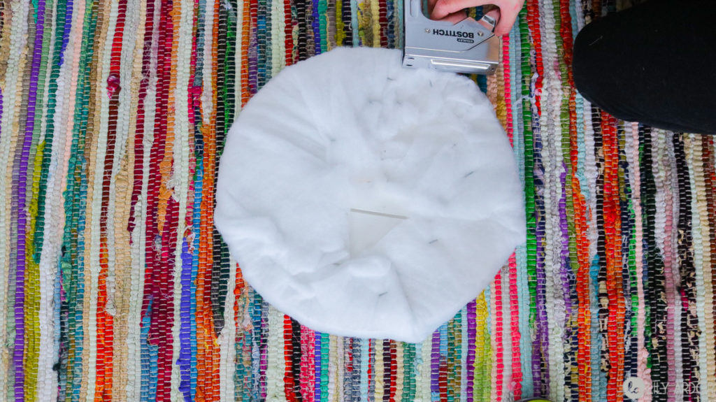 DIY Footstool with Storage Using a BUCKET!! EASY Ottoman Idea