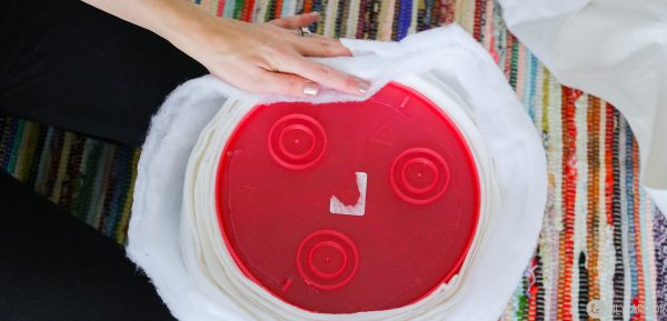 DIY Footstool with Storage Using a BUCKET!! EASY Ottoman Idea