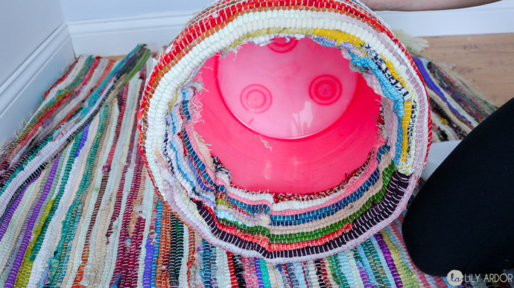 DIY Footstool with Storage Using a BUCKET!! EASY Ottoman Idea