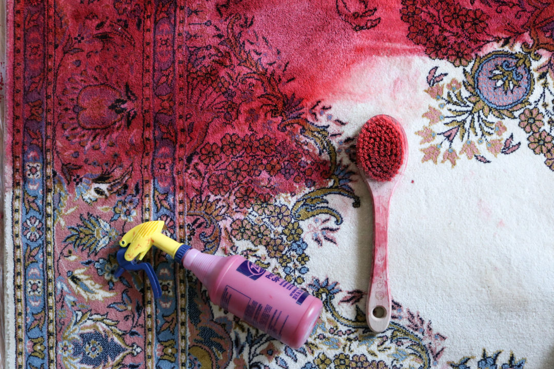 How to paint a rug! DIY Reform rug - Lily Ardor