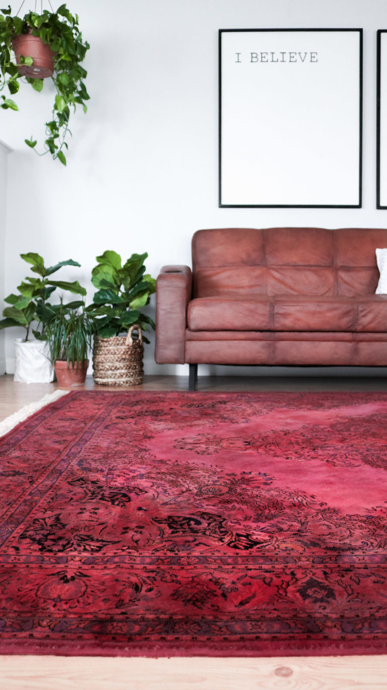 How to paint a rug! DIY Reform rug - Lily Ardor