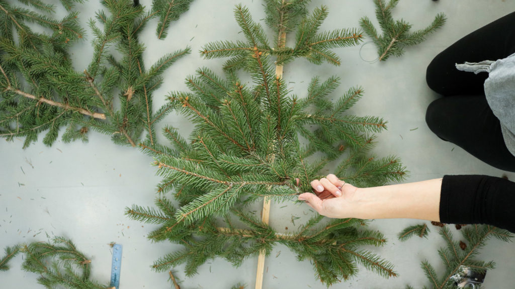 Space Saving Christmas Tree - Lily Ardor