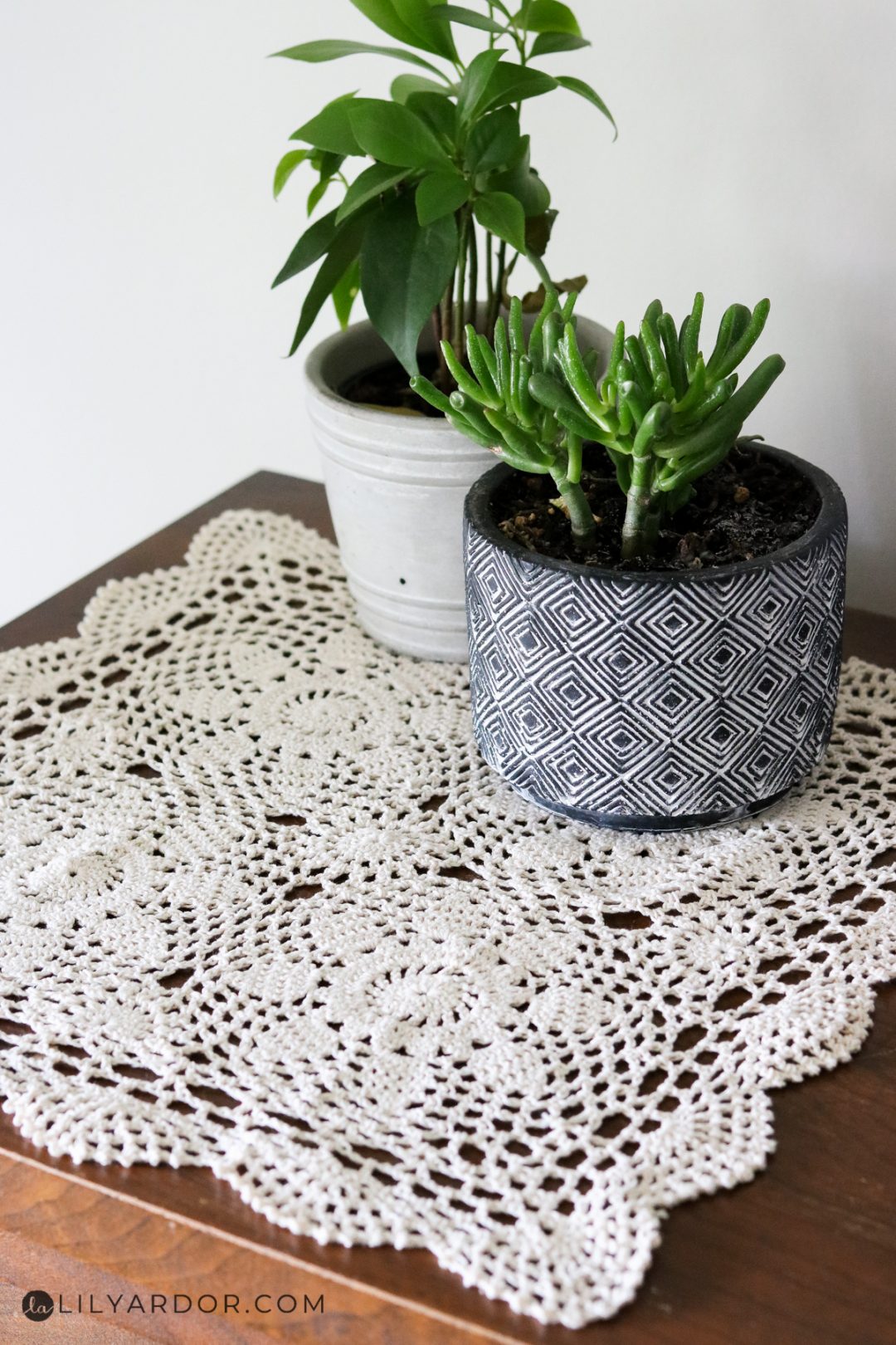 Wall Hanging | HUGE Macrame Inspired | Doily HACK!