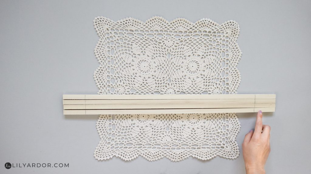 Wall Hanging | HUGE Macrame Inspired | Doily HACK!