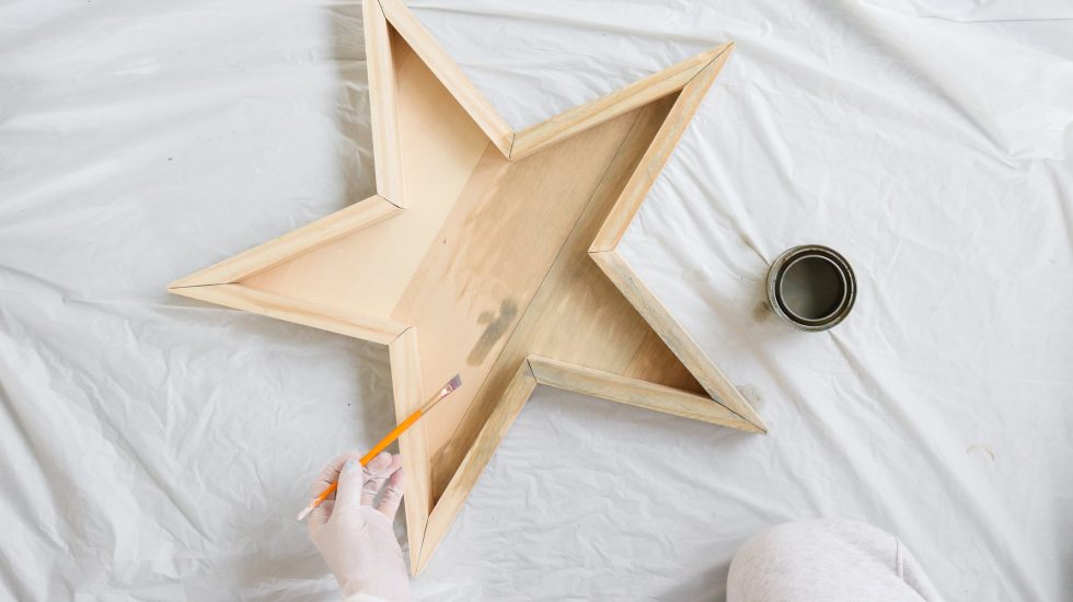 DIY Wood Star - In 5 Easy Steps ! Styled 4 Ways | Spring + Holidays