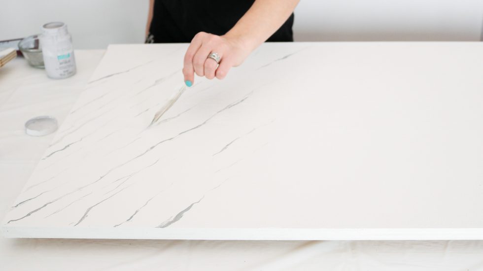 DIY Marble Resin Countertop + HOW TO GET THE PERFECT VIENING!