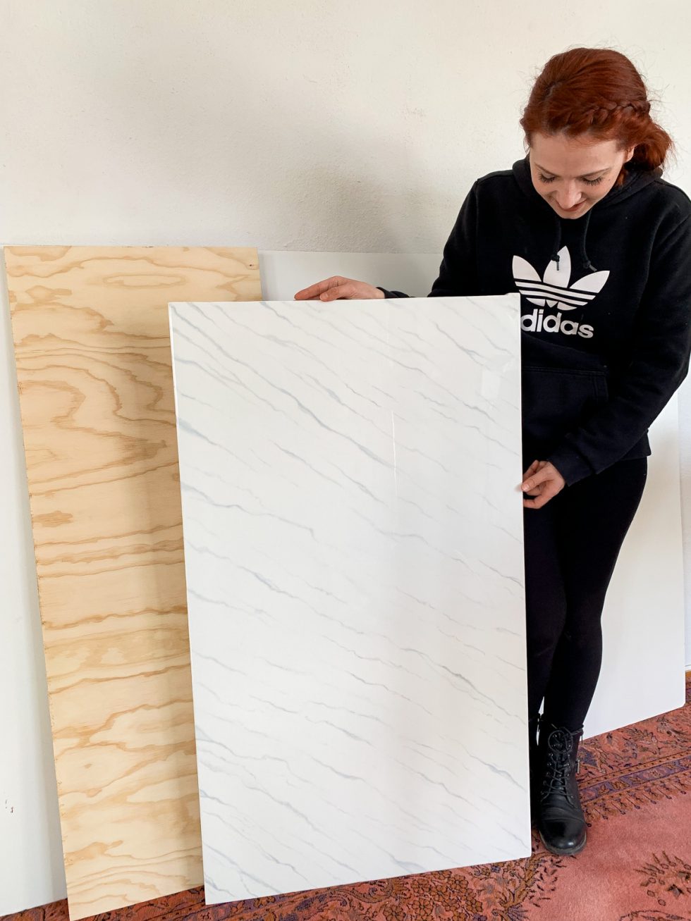 DIY Marble Resin Countertop + HOW TO GET THE PERFECT VIENING!