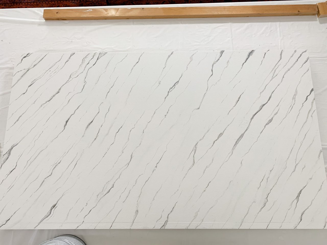 DIY Marble Resin Countertop + HOW TO GET THE PERFECT VIENING!
