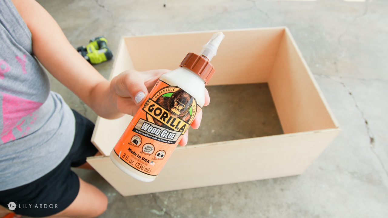 DIY Rattan Cabinet Hack With Burlap - Lily Ardor