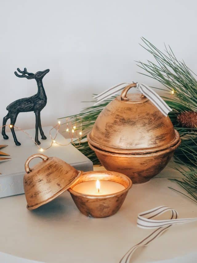HOW TO MAKE CHRISTMAS BELL CANDLES - Lily Ardor