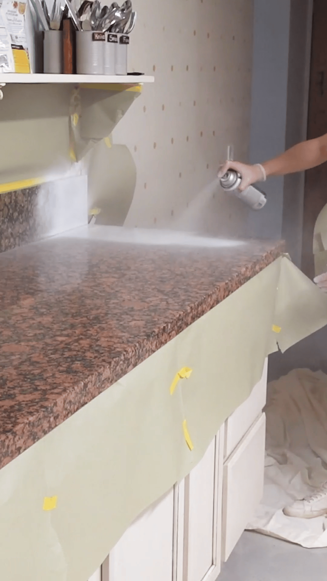 Painting Vinyl Kitchen Countertops