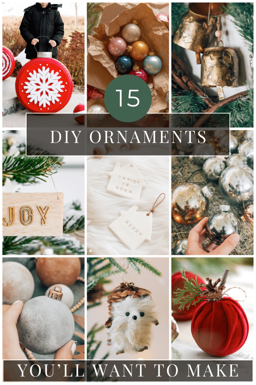 Deck the Halls: 15 DIY Ornaments You'll Want to Make this Holiday ...