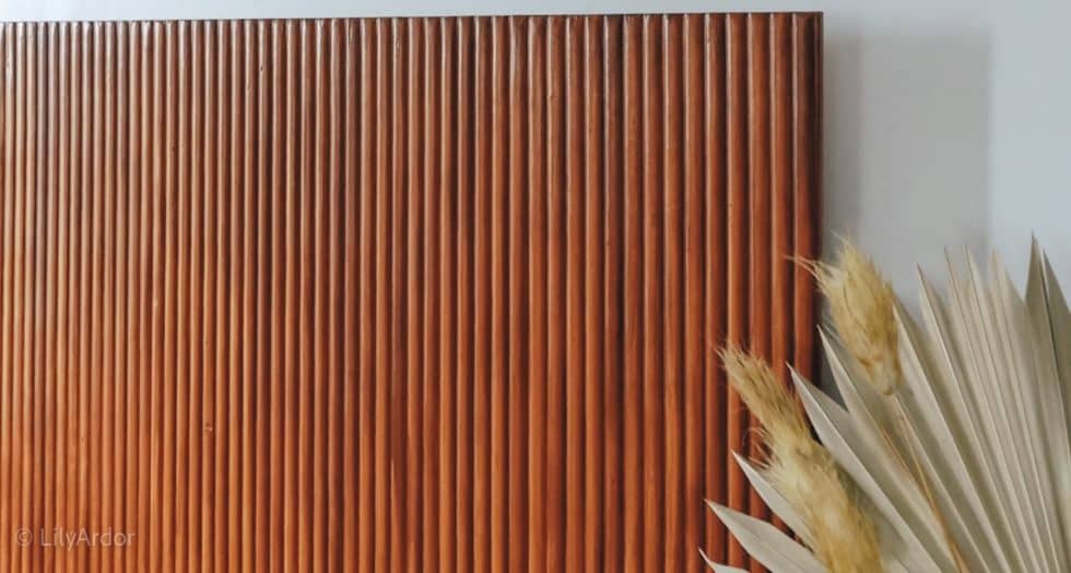 DIY Headboard! FLUTED WOOD TUTORIAL! - UNDER $50